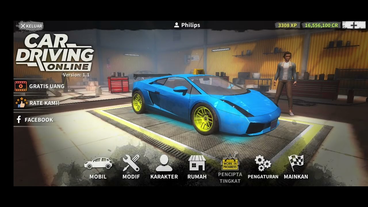 PARKING TUTORIAL LEVEL 1 & 2 - CAR DRIVING ONLINE GAMEPLAY INDONESIA ...