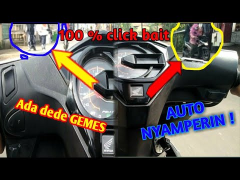 MOTOVLOG PEMULA NEKAT NYAMPERIN SANTRIWATI (dede gemess)😍