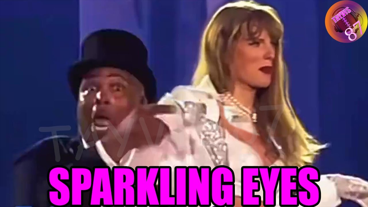 Taylor Swift FAILED to stifle a smile with sparkle in eyes during ...