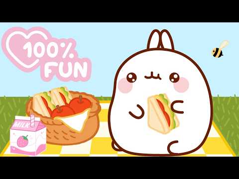 The Best Picnic Sandwich Ever! 🥪☀️ Molang’s Tasty Adventure