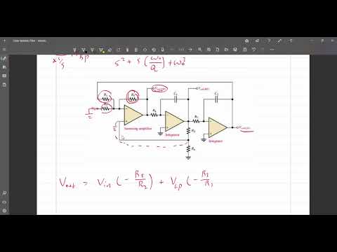 Electronics (State Variable & Multiple Feedback filters) - YouTube