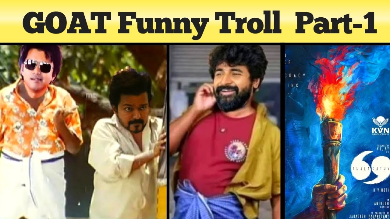 GOAT Meme Review Ft. Thalapathy 69 Update Troll - YouTube