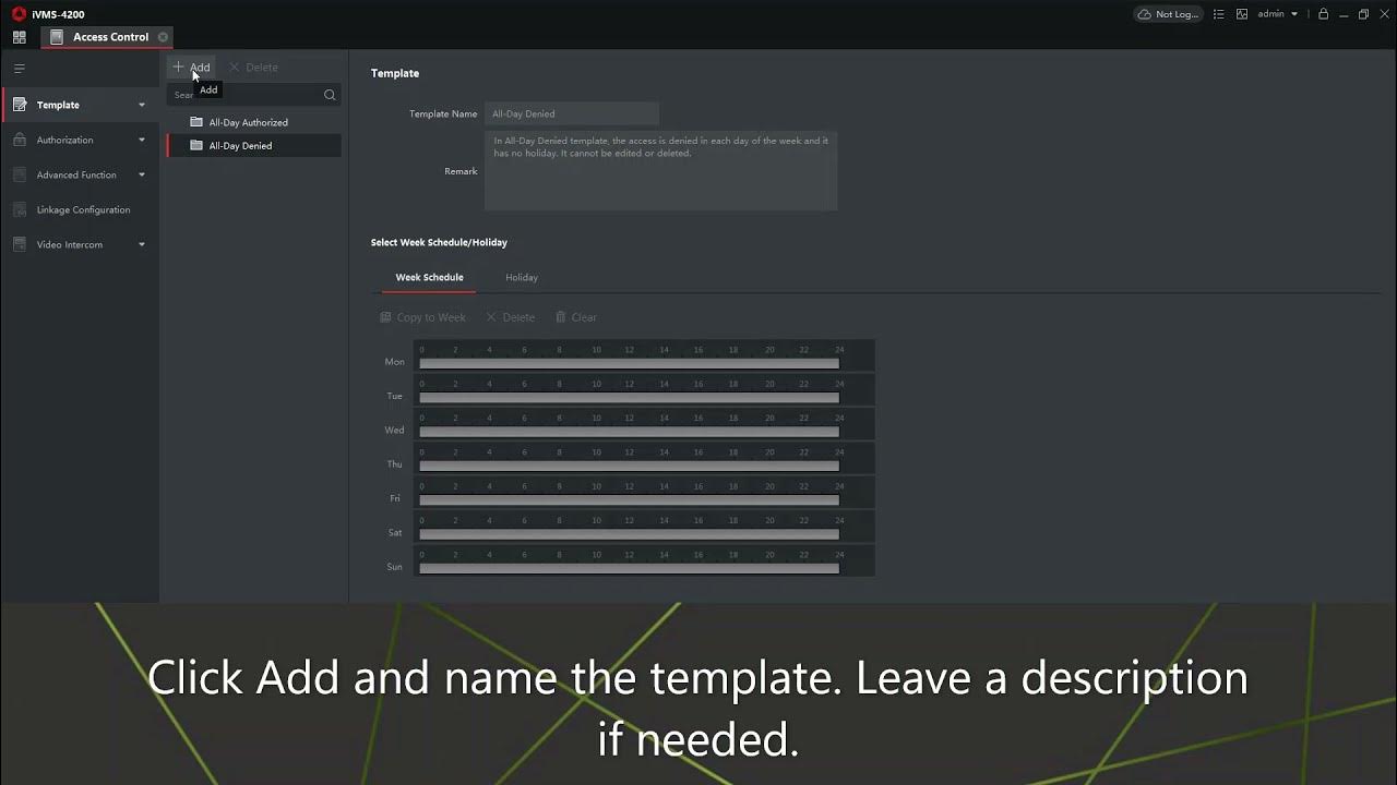 Creating a Custom Access Control Template - YouTube