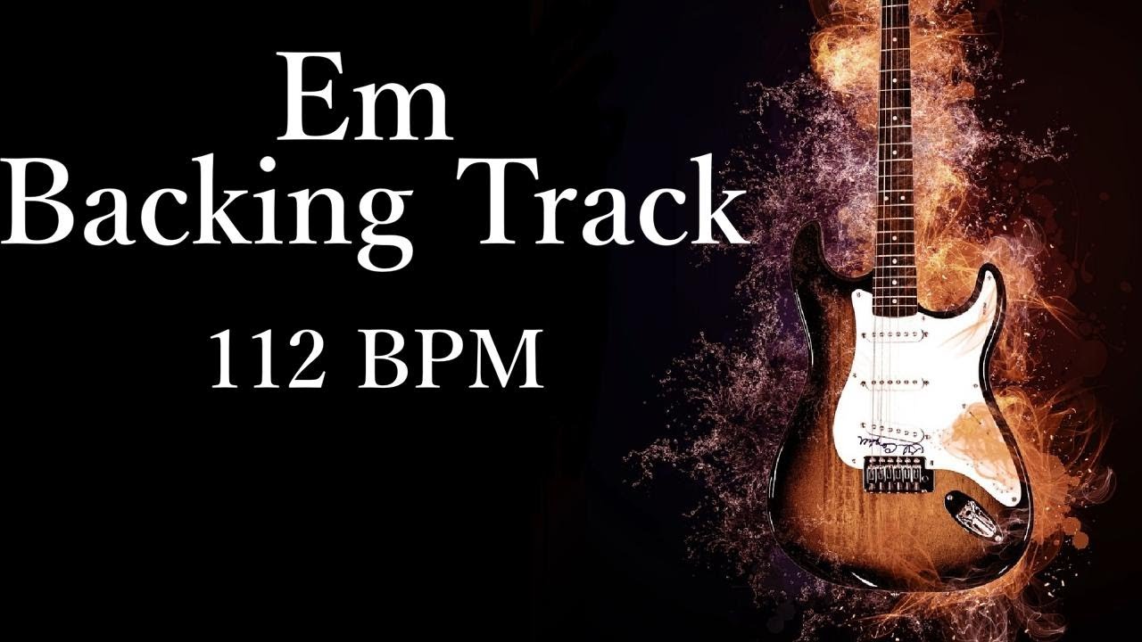 Simple Heavy Rock Backing Track in E Minor - YouTube