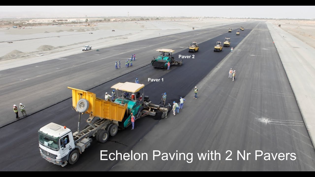 Runway Construction Asphalt & Lights - YouTube