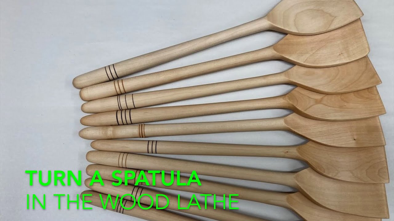 Turn a Wood Spatula in the Wood Lathe - YouTube