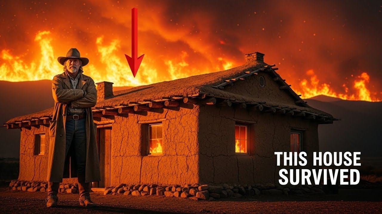 Neighbors Laughed at His House Wrapped in Mud... Until the Wildfire ...