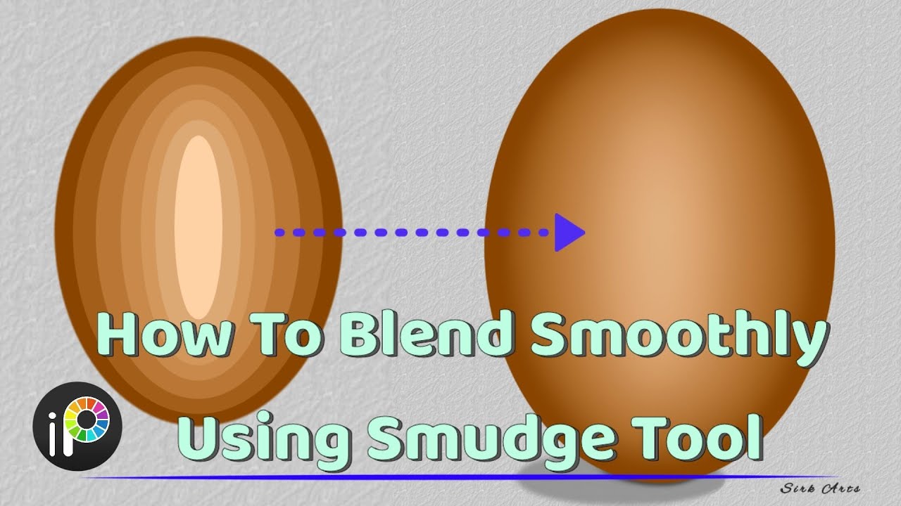 How To Blend Smoothly Using Smudge Tool [IbisPaintX App] - YouTube