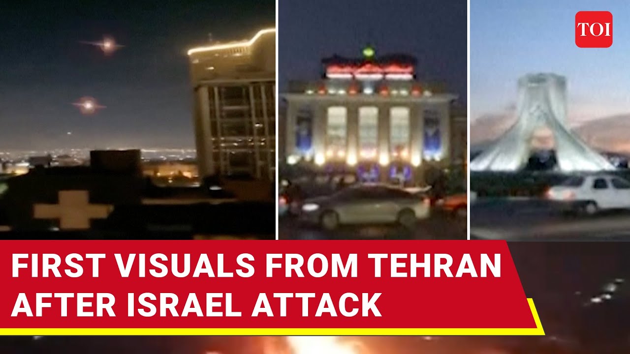 Israeli Attack A Big Failure? Iran State TV Releases First Visuals From ...