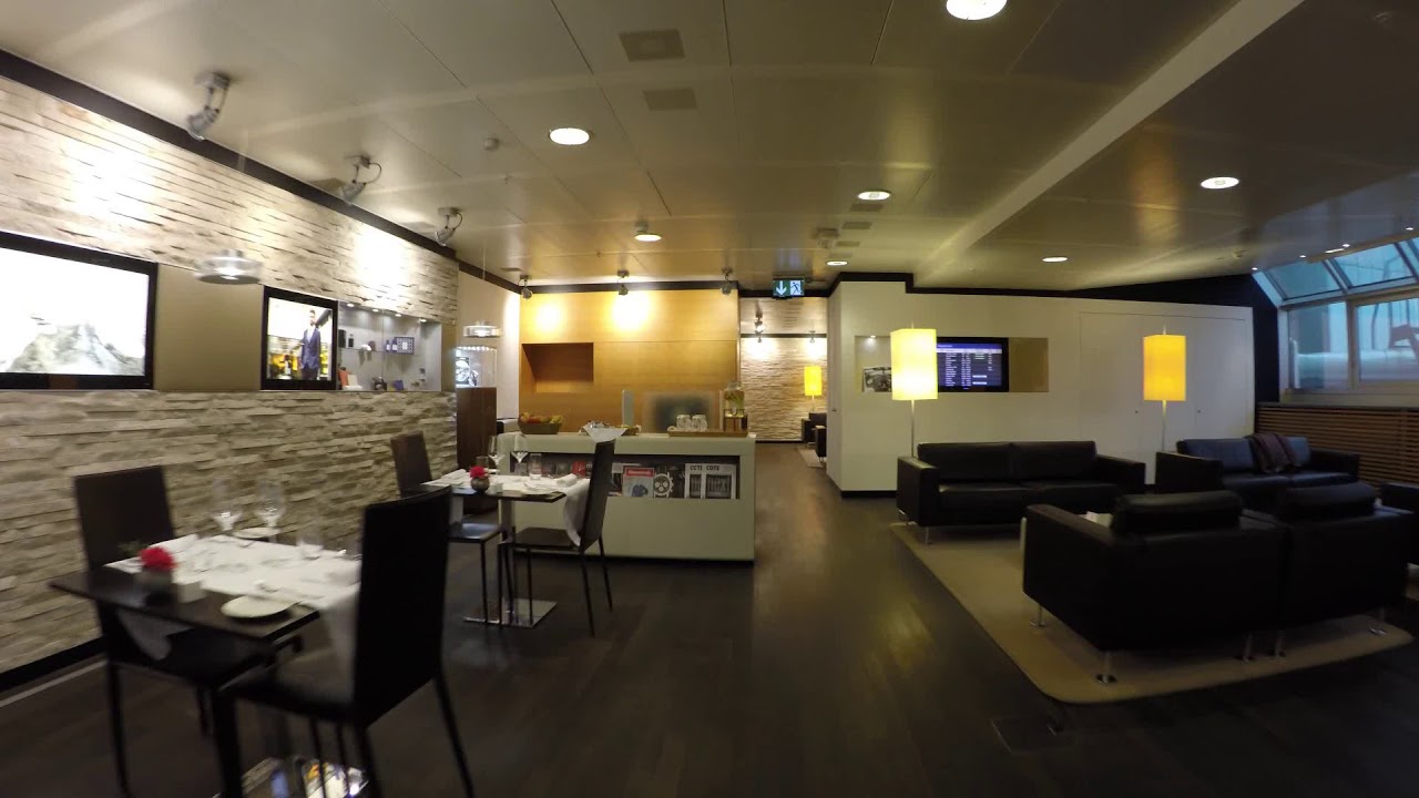 Swiss First Class / HON Circle Lounge Geneva - YouTube