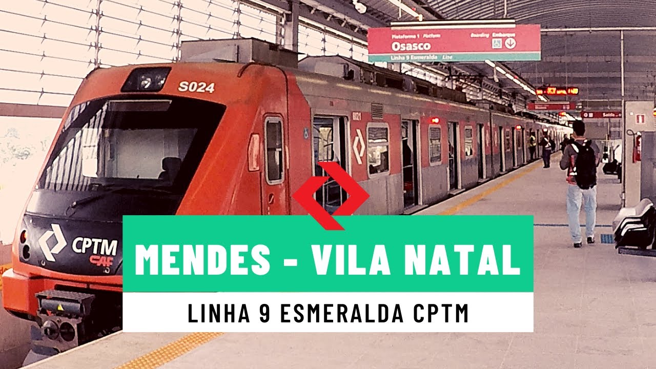 LINHA 9 ESMERALDA - Estação Mendes - Vila Natal (INTERIOR) - YouTube