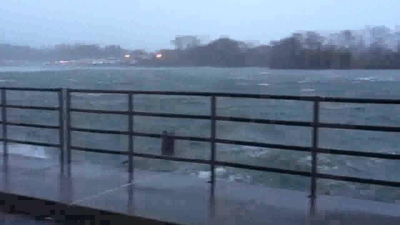 Hurricane Sandy Oceanside - YouTube