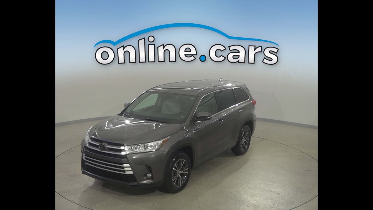 A58296HA Used 2018 Toyota Highlander Gray SUV Test Drive, Review, For ...
