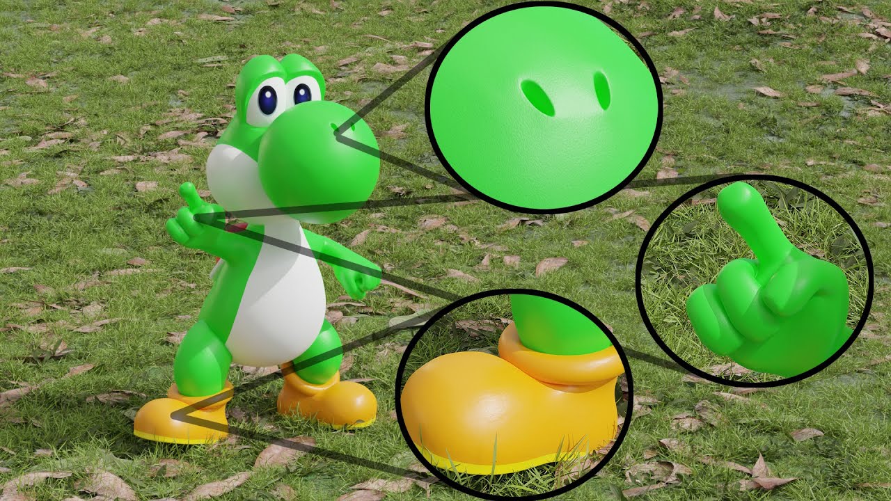 Yoshi, in a close look - YouTube
