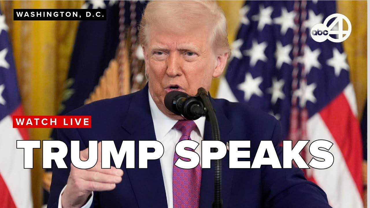 LIVE: President Trump speaks from the White House - YouTube