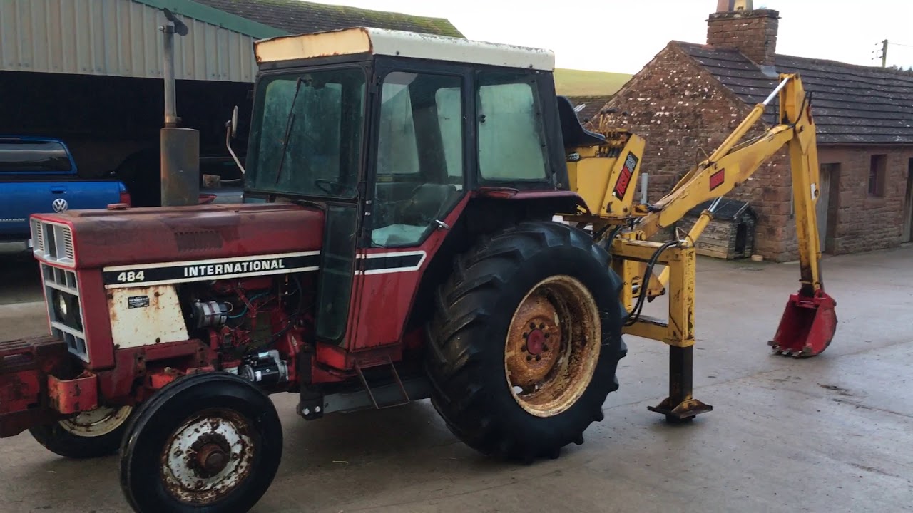 IH 484 & Foster D3 Ditcher, D&A Kidd LTD, www.dandakidd.co.uk - YouTube