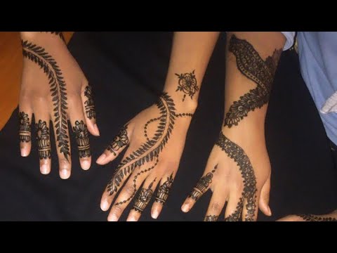 Top 5 Somali Henna Designs In 7 minutes - YouTube