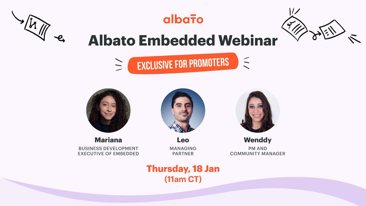 Albato Embedded Webinar for PartnerStack Promoters - YouTube