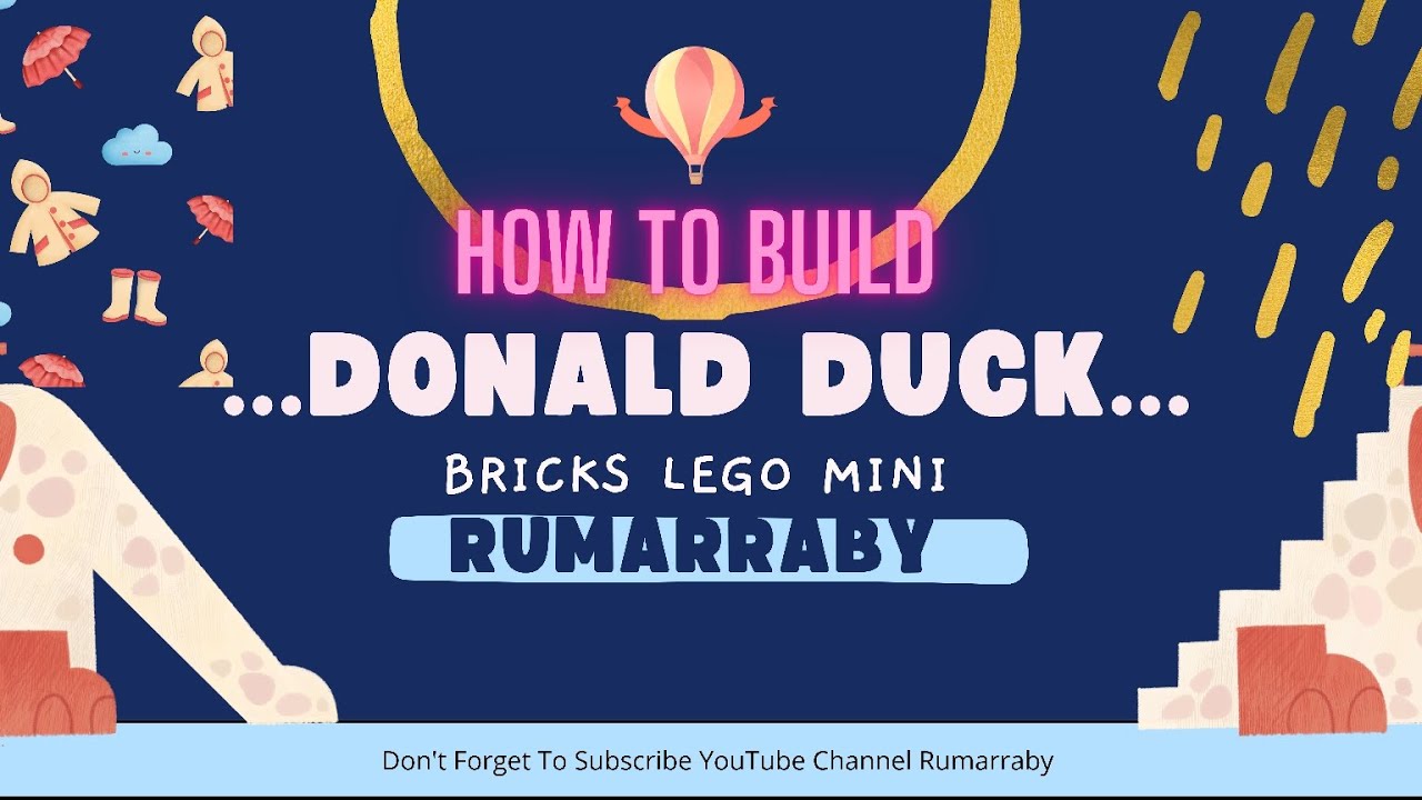 How To Build DONALD DUCK Bricks Lego Mini No.1101-006 || Lego Mini ...