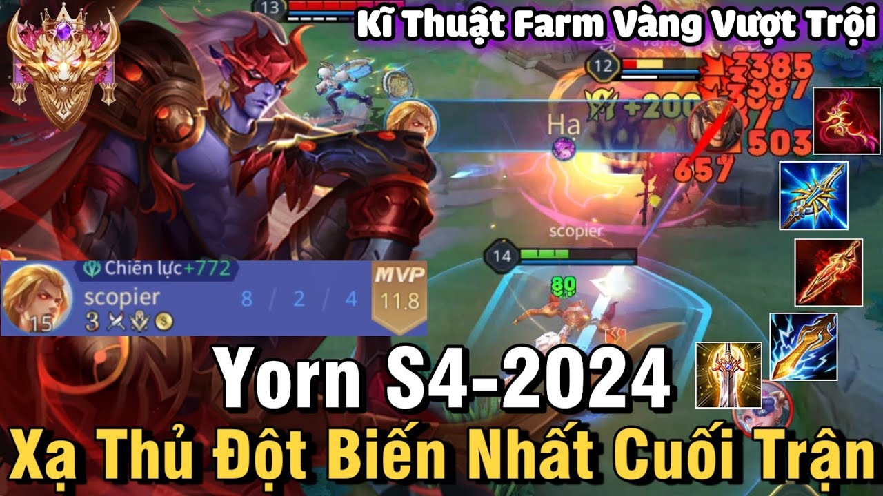 Yorn S4-2024 Liên Quân Mobile | Cách Chơi, Lên Đồ, Phù Hiệu, Bảng Ngọc ...
