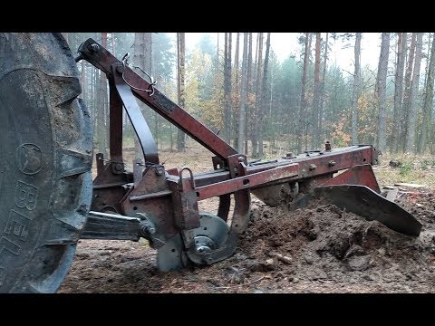 Бью борозды,для посадки сосны)