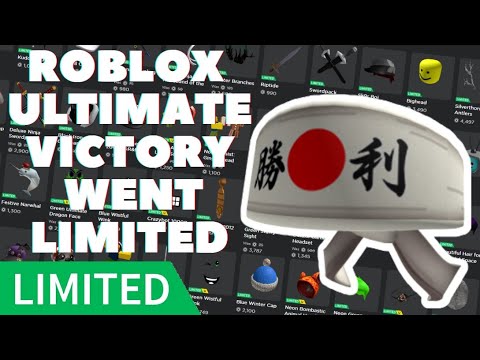 Roblox Ultimate Victory Went Limited - YouTube
