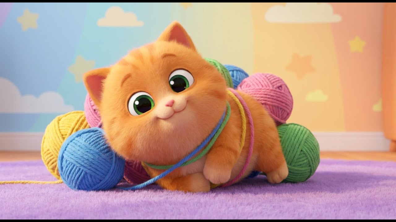Gatito Bailarín - Canción Infantil Animada 🎵🐾 ¡Diversión para Niños ...