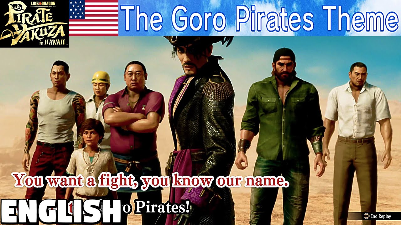 The Goro Pirates Theme Karaoke [English] - Like a Dragon Pirate Yakuza ...