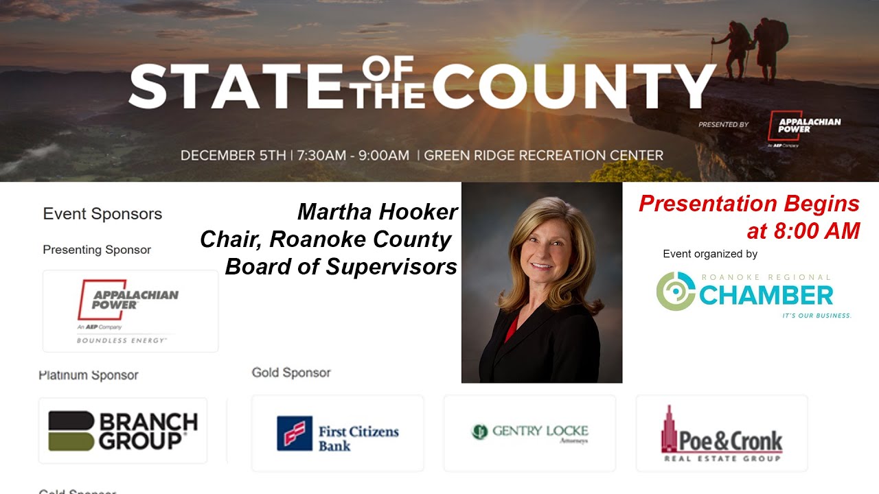 State of the County Address - Roanoke County, VA - YouTube