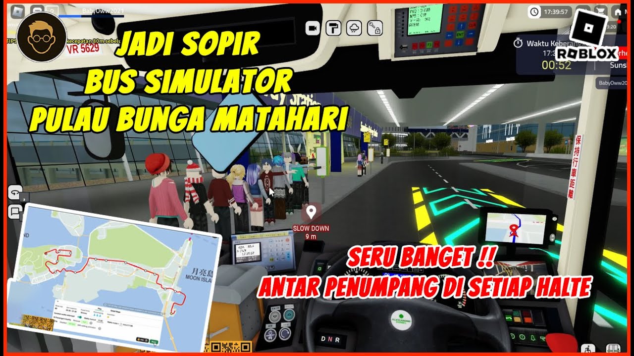 RUTE YANG SANGAT PANJANG!! Jadi Sopir Bus Simulator Pulau Matahari ! 🚍🌞 ...