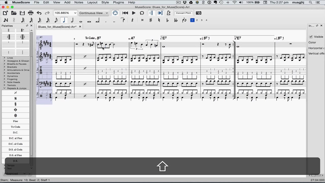 MuseScore in Minutes: Lesson 9 - Repeats and Endings, Part 2 - YouTube