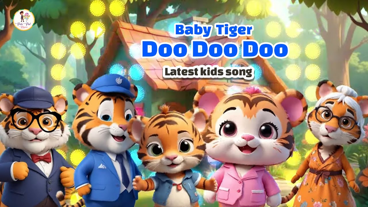Tiger Family Kids Song 🐯 | Fun Kids Song & Nursery Rhyme | Polo Pal ...
