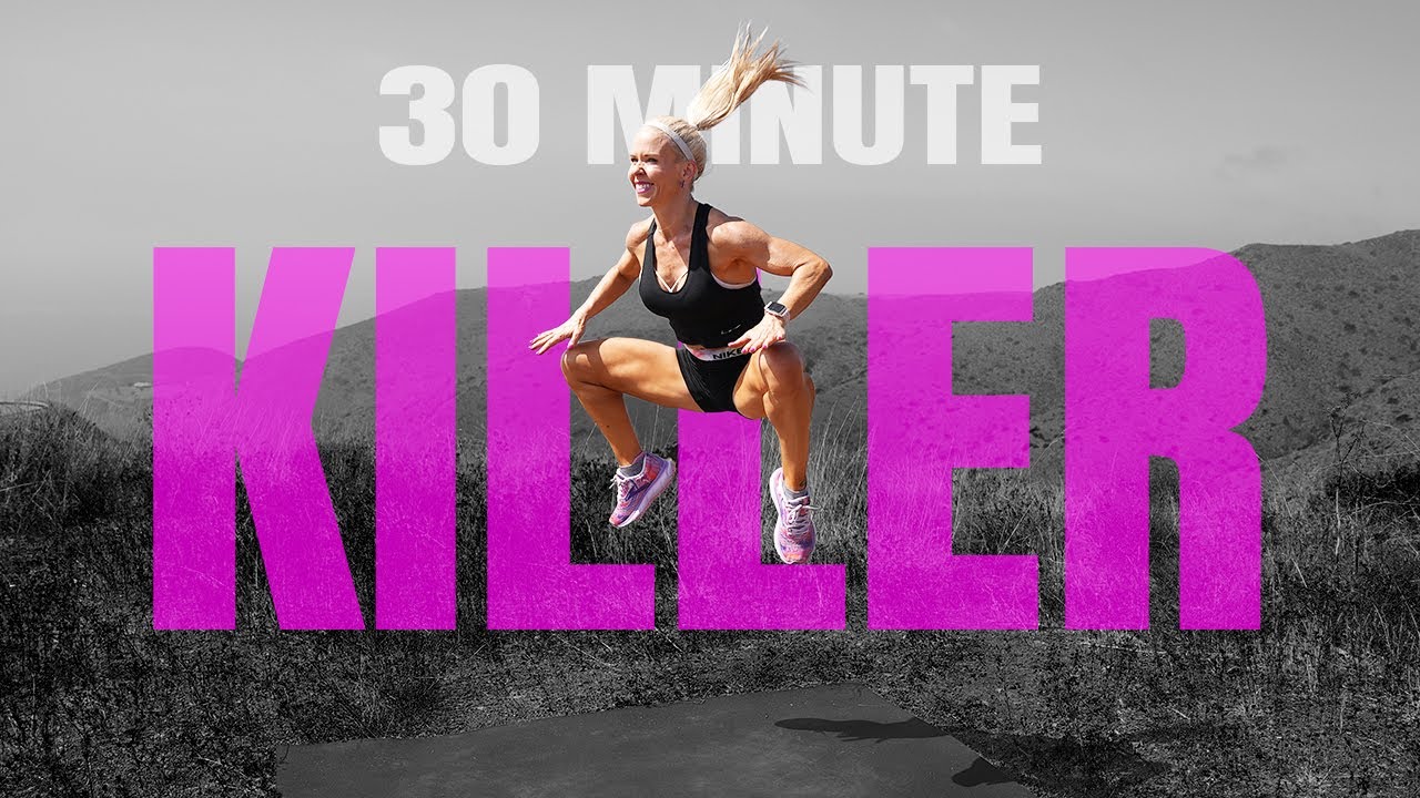 30 MINUTE KILLER CARDIO HIIT | High Impact Workout | No Equipment ...