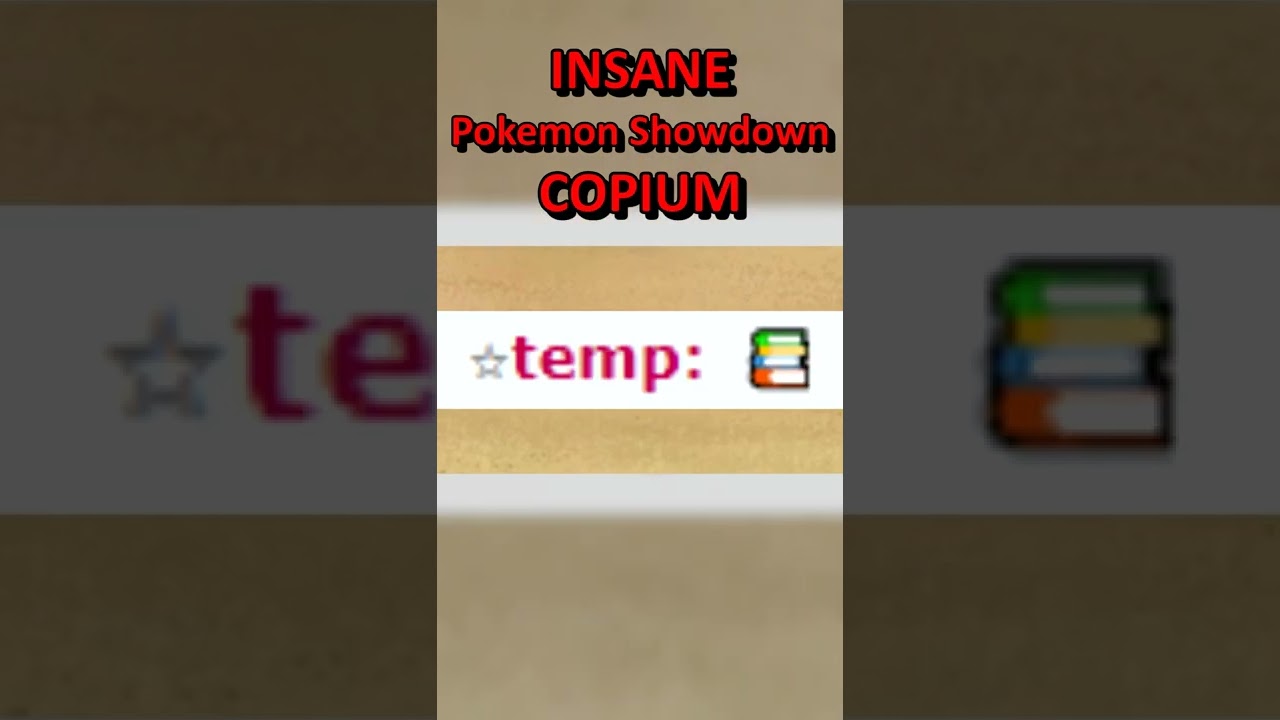 INSANE Pokemon Showdown COPIUM #shorts - YouTube