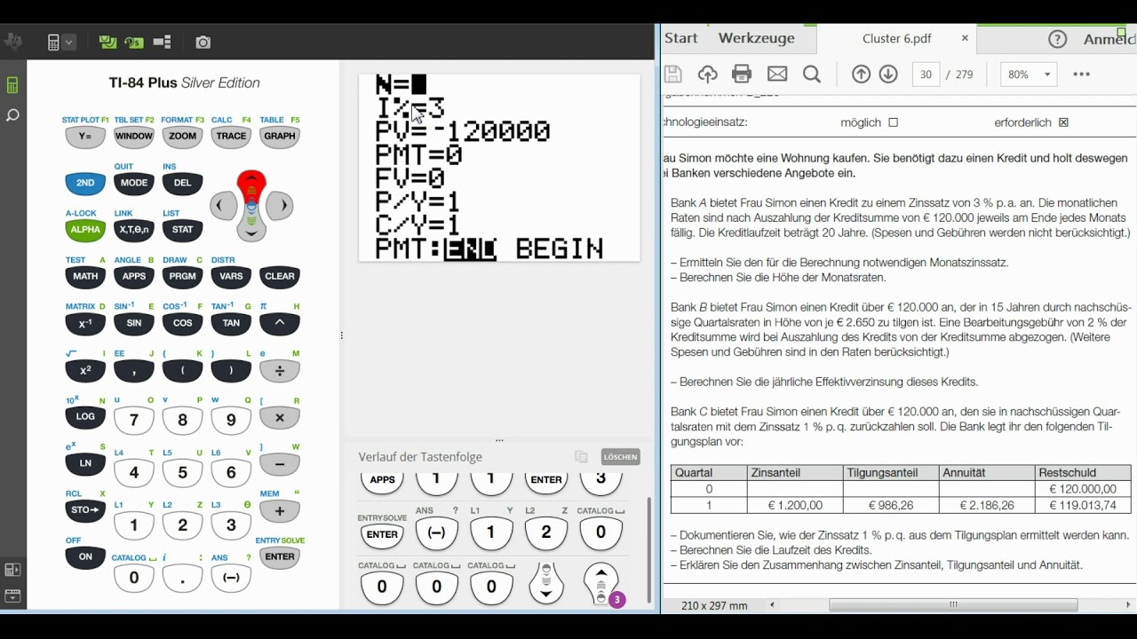 Finanzl ser TVM Solver Rentenrechnung TI 82 STATS TI 83 TI 84 finanzl-ser-tvm-solver-rentenrechnung-ti-82-stats-ti-83-ti-84