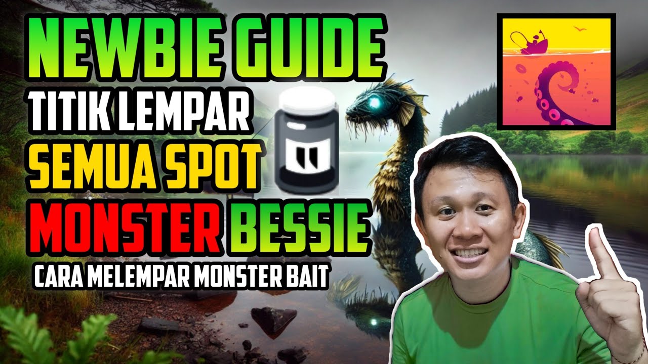 TITIK MELEMPAR MONSTER BAIT SEMUA SPOT BESSIE Creatures of the Deep: Fishing - YouTube
