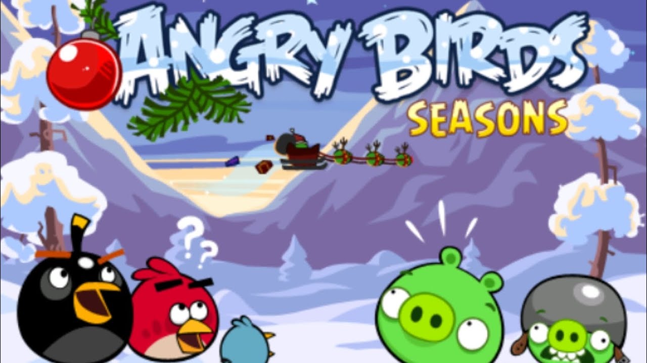 Angry Birds Seasons: Wreck the Halls Android Port Gameplay - YouTube