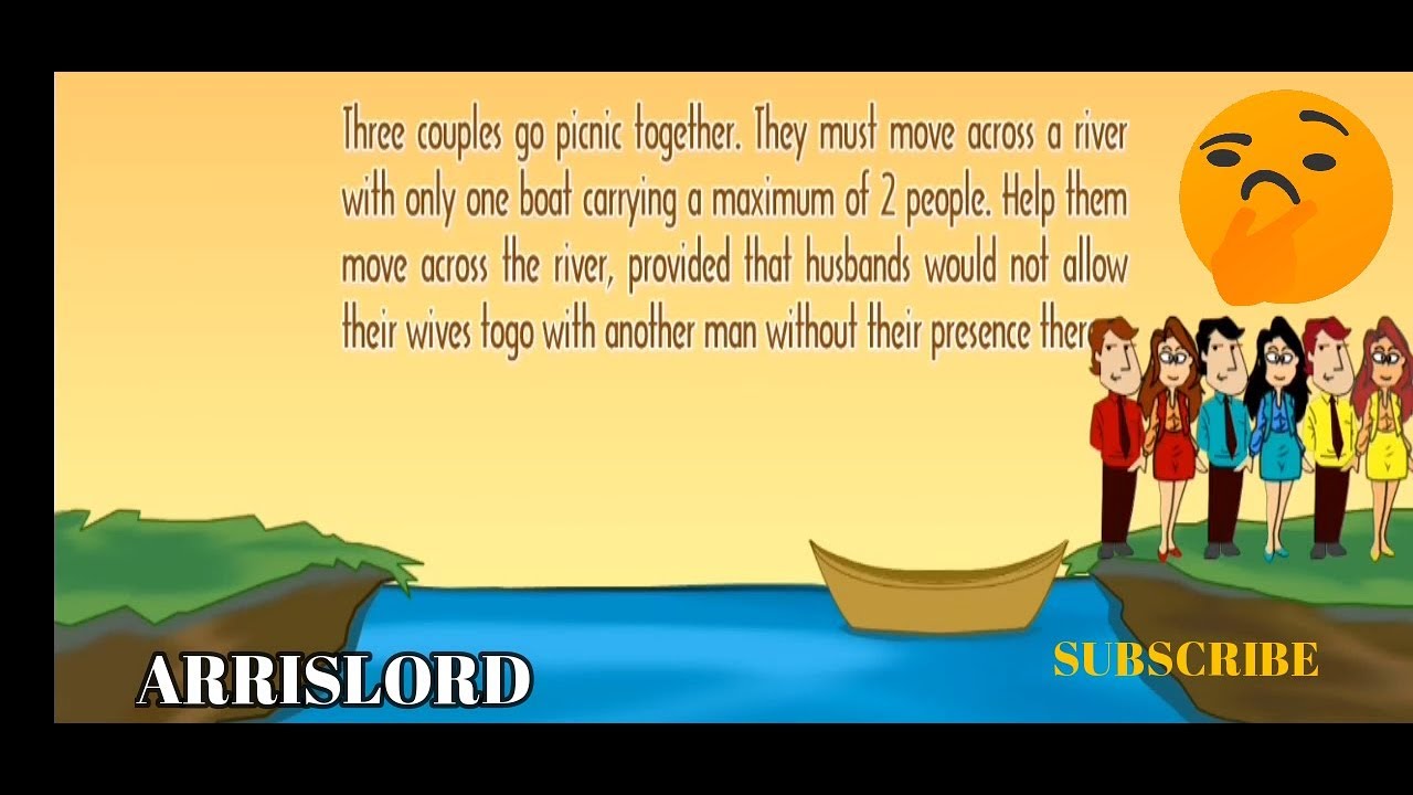 3 COUPLE CROSSING RIVER RIDDLE - YouTube