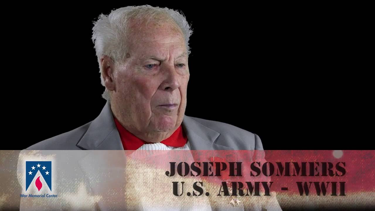 Veteran's Story Project: Joseph Sommers - YouTube