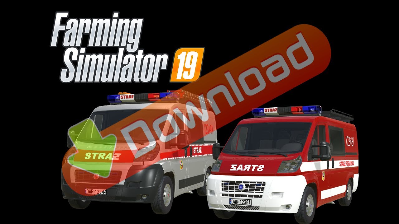 [FS19] [Download] Fiat Ducato Straż pożarna 2x wersje - YouTube