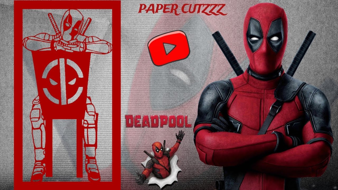 Paper Cutting #Deadpool Design | Paper Cutting Art | Paper Cutting ...