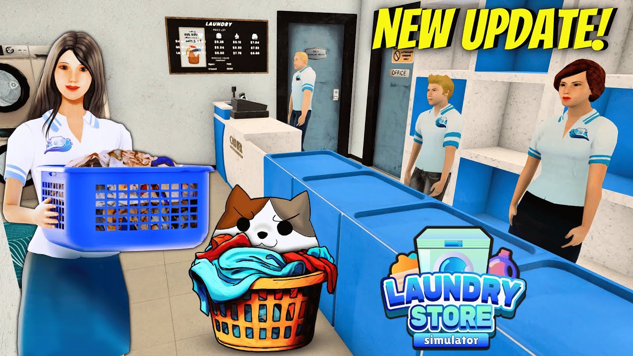 New Laundry Delivery and Rank 4 Update in Laundry Store Simulator! Plus ...