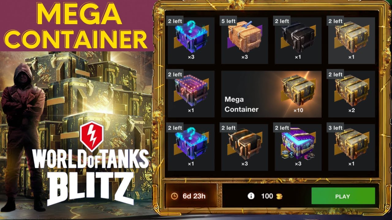 mega container WoT Blitz - YouTube