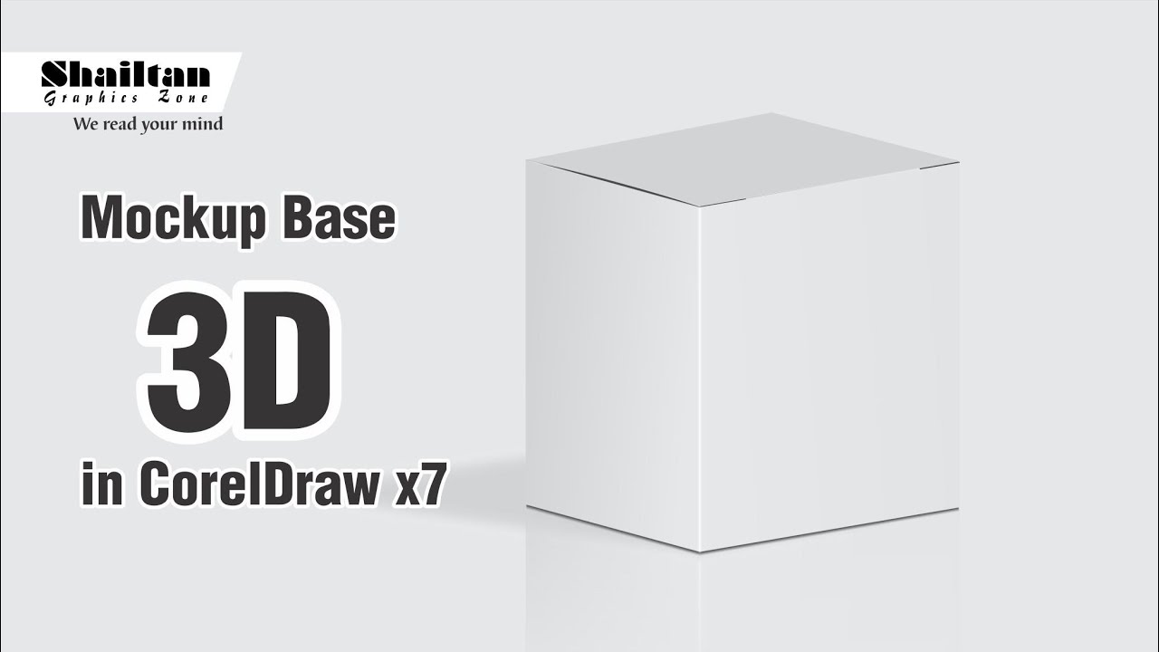 How to Make A 3D Carton in CorelDraw | 3D Box ka design Kese Banayen ...