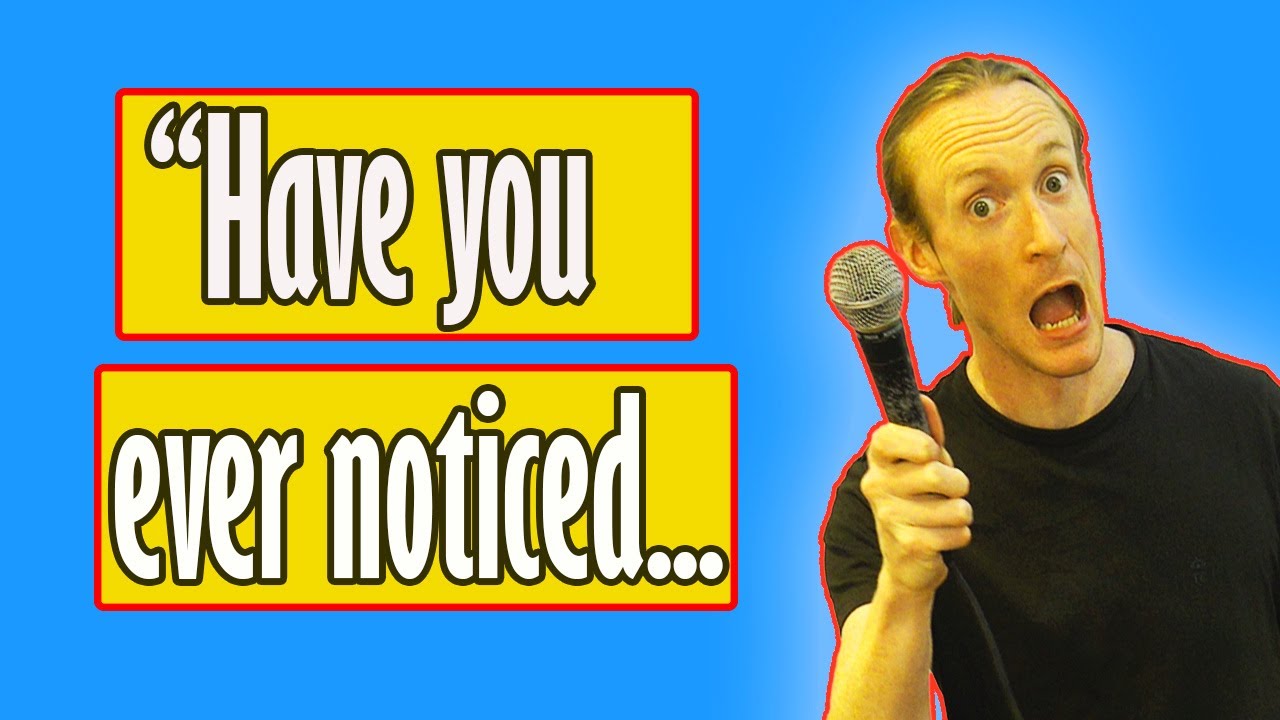 Observational Comedy Explained In 2.55 Minutes - YouTube