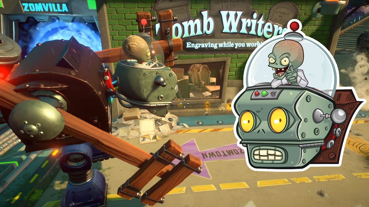 Dr. Zomboss & his MECH Vehicle | Garden Warfare 2 - YouTube