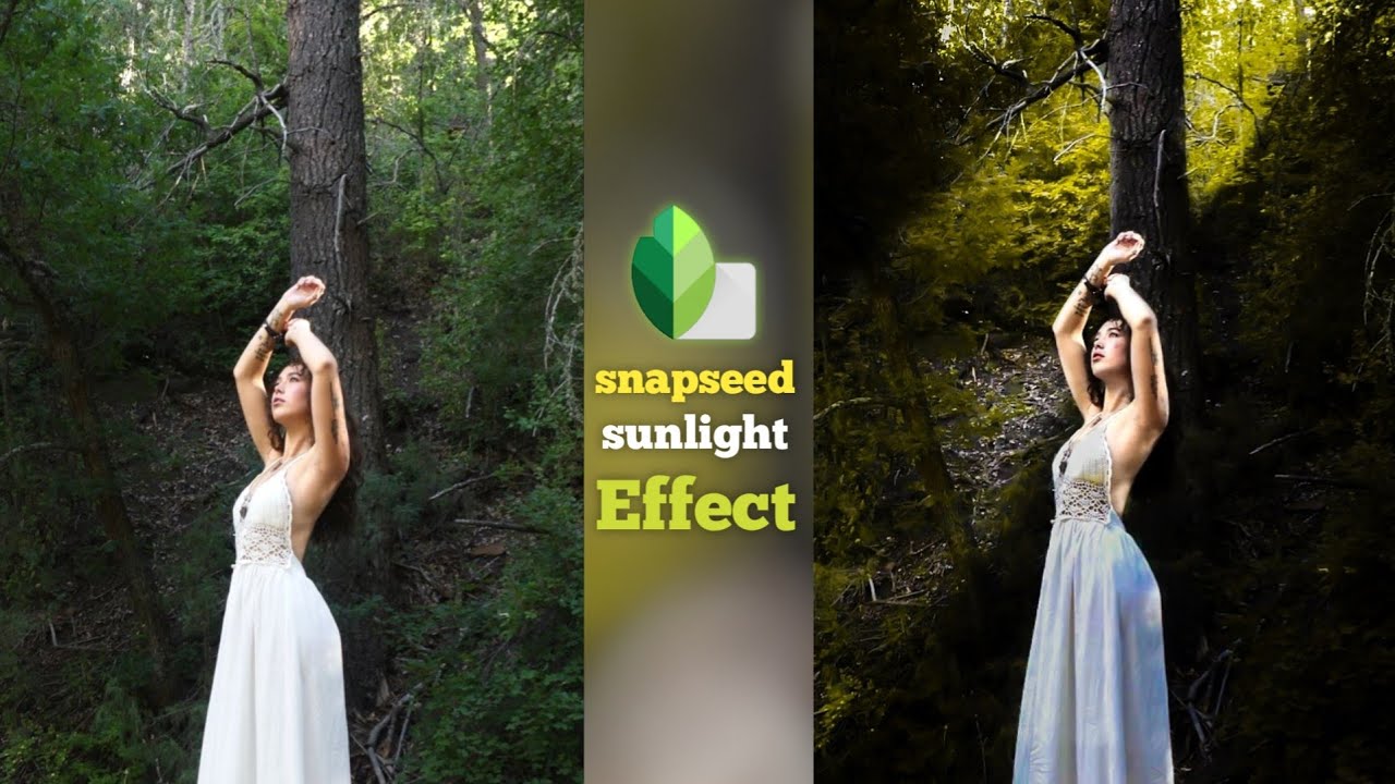 Create New Style Realistic Sunlight Effect || snapseed photo editing ...