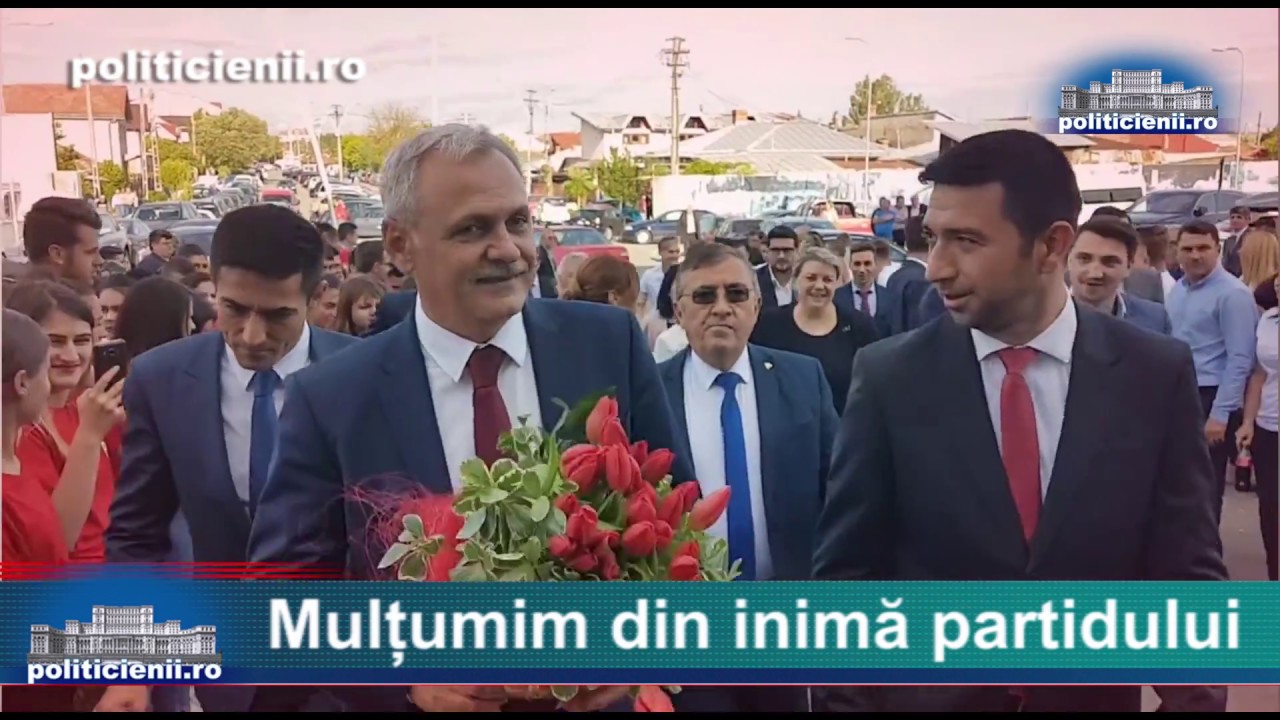 Multumim din inima partidului si tie Liviu Dragnea - YouTube