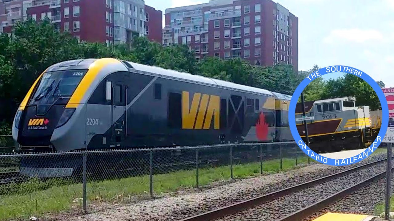 SCV-42 Test Train! VIA 672 Arriving at Oakville | 07/11/2023 - YouTube
