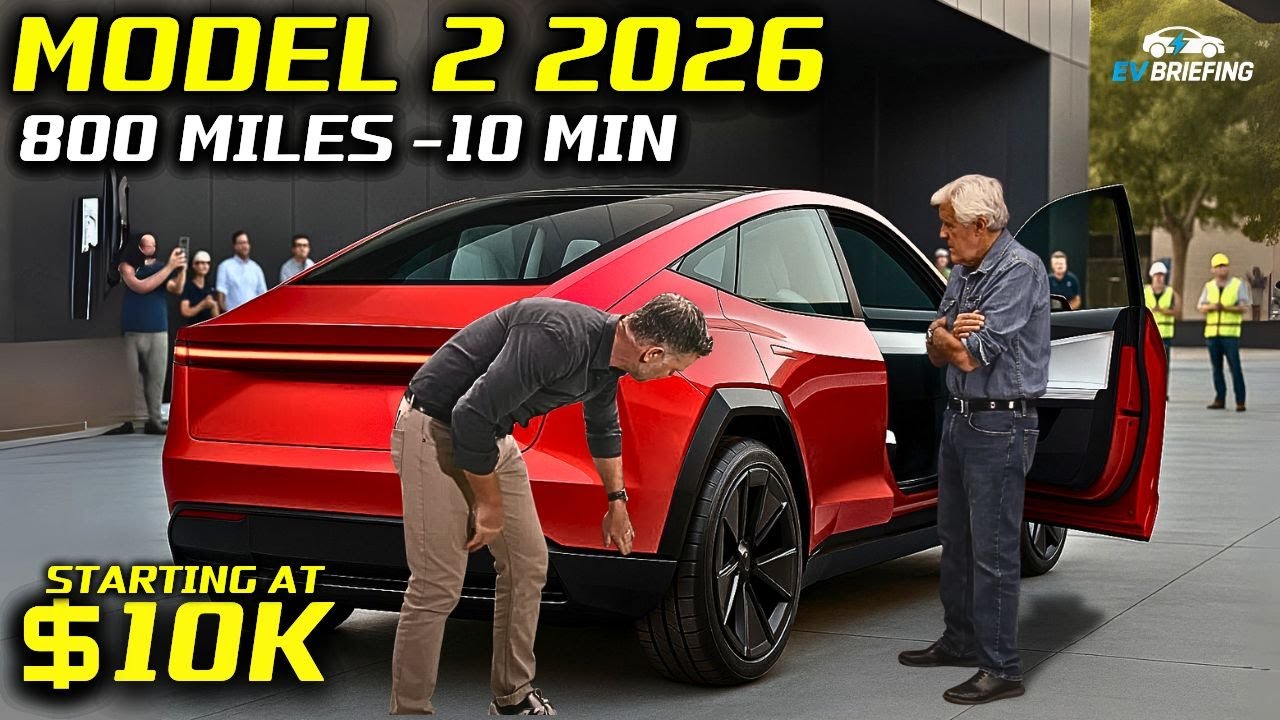 IT’S HERE! NEW TESLA MODEL 2 - Elon Musk’s $10K EV, 800-Mile Range ...
